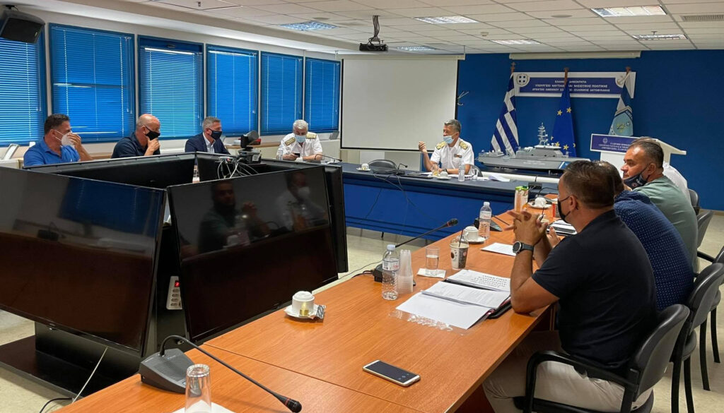 Συνάντηση Π.Ο.Ε.Π.Λ.Σ. με Αρχηγό Λ.Σ.-ΕΛ.ΑΚΤ. Αντιναύαρχο Λ.Σ. Κλιάρη ...