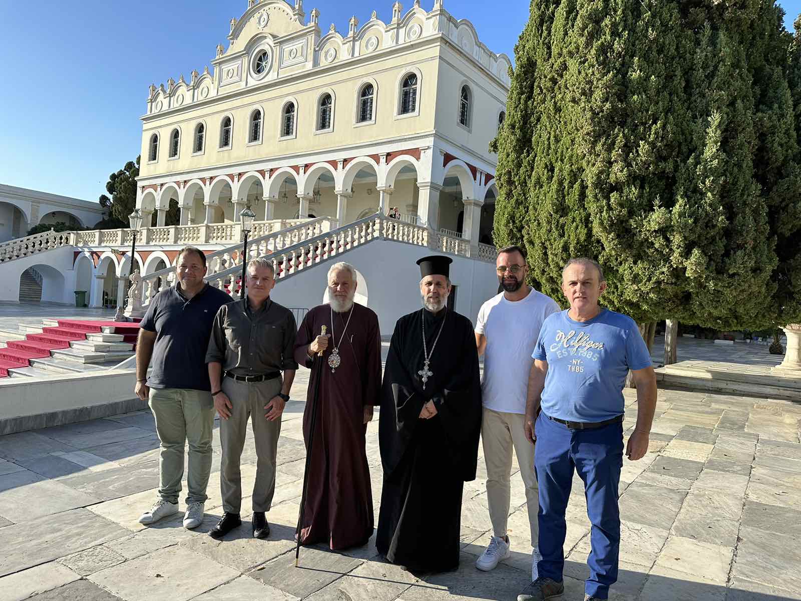 Συνάντηση με Μητροπολίτη Σύρου Δωρόθεο Β' - Π.Ο.Ε.Π.Λ.Σ.
